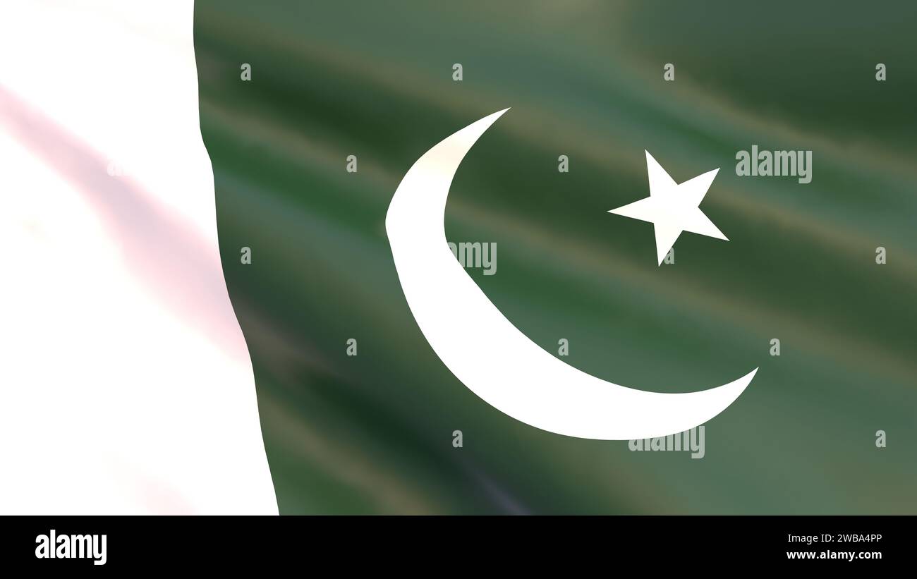 3d pakistan flag hi-res stock photography and images - Alamy