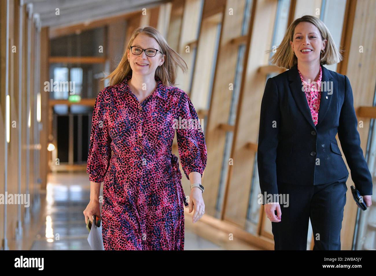 Edinburgh Scotland, UK 09 January 2024. Cabinet Secretary for Social ...