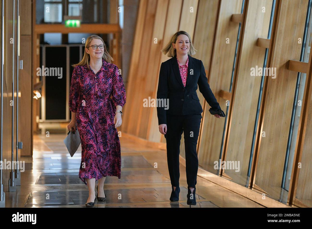 Edinburgh Scotland, UK 09 January 2024. Cabinet Secretary for Social ...