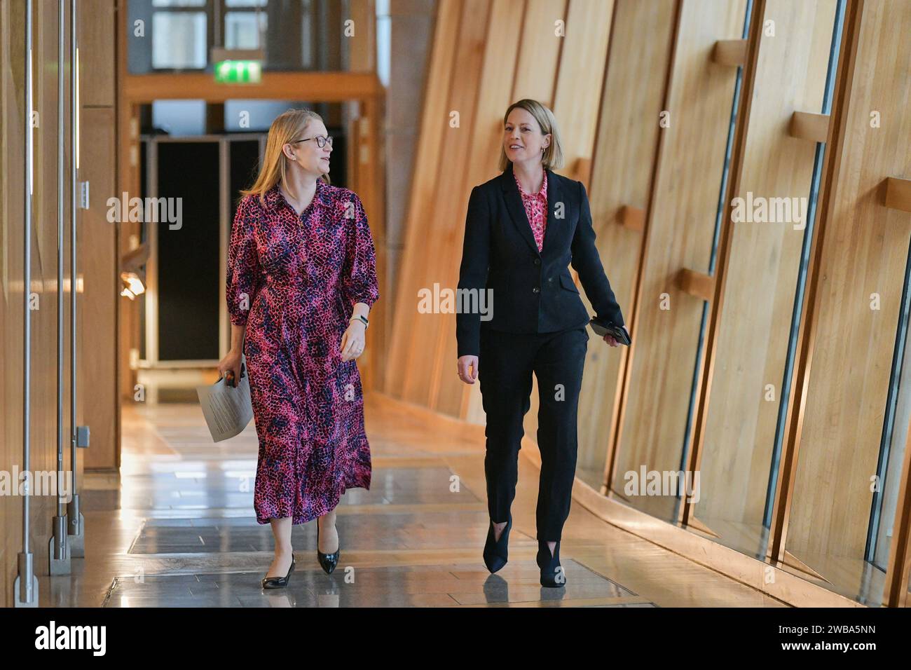 Edinburgh Scotland, UK 09 January 2024. Cabinet Secretary for Social ...