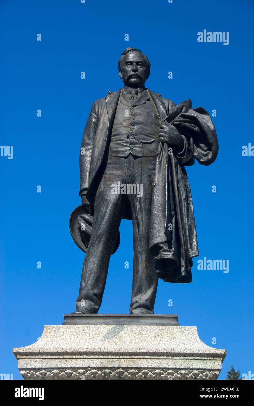 Marcus Daly statue, Montana Tech, Old Lexington Gardens, Butte, Montana ...
