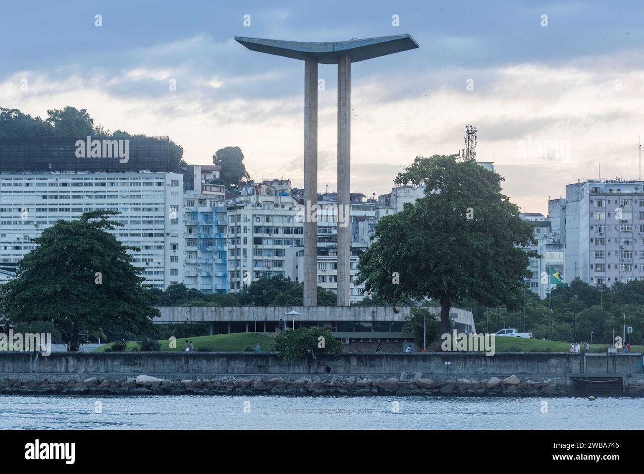 Rio de Janeiro, Brazil - January 7, 2024: Monument in honor of soldiers ...