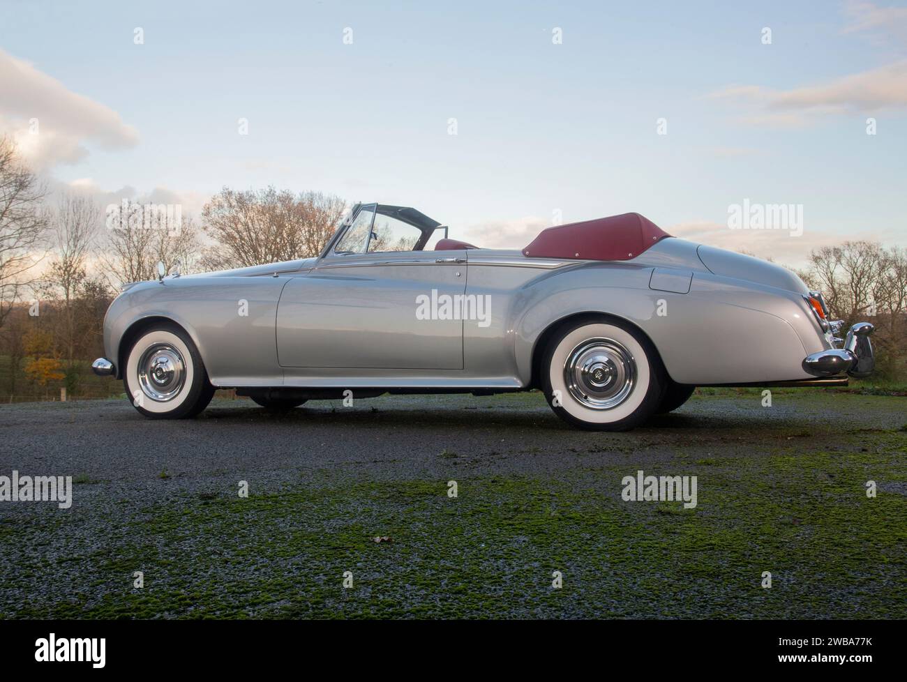 1960 Rolls Royce Silver Cloud convertible classic british car Stock ...