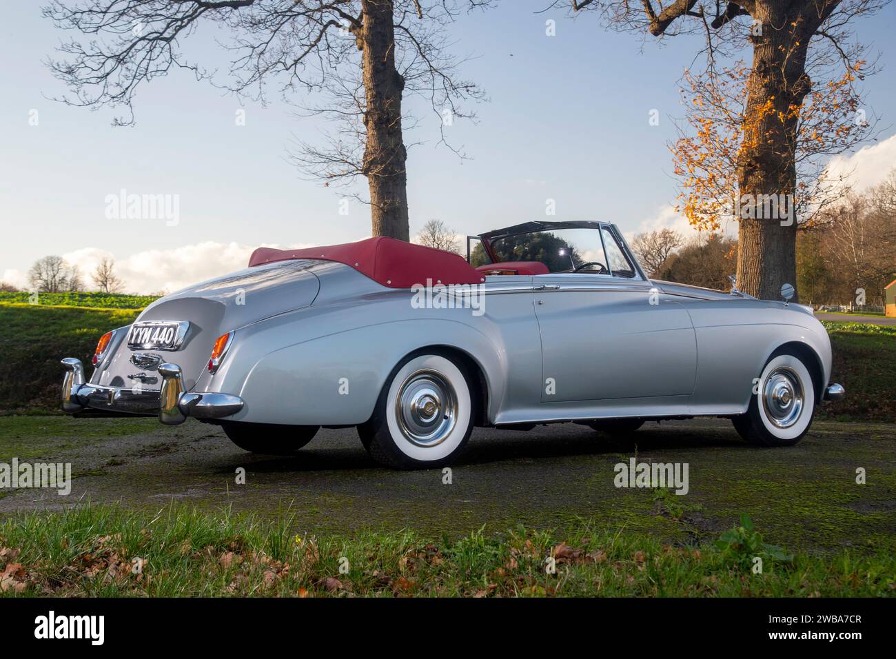1960 Rolls Royce Silver Cloud convertible classic british car Stock ...
