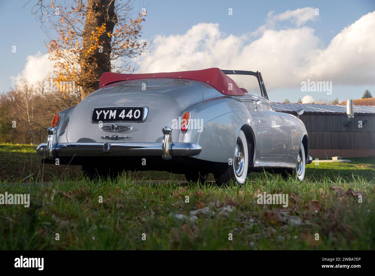 1960 Rolls Royce Silver Cloud convertible classic british car Stock ...