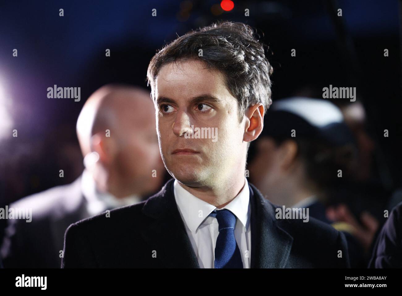 Clairmarais, France. 09th Jan, 2024. New elected French Prime Minister ...