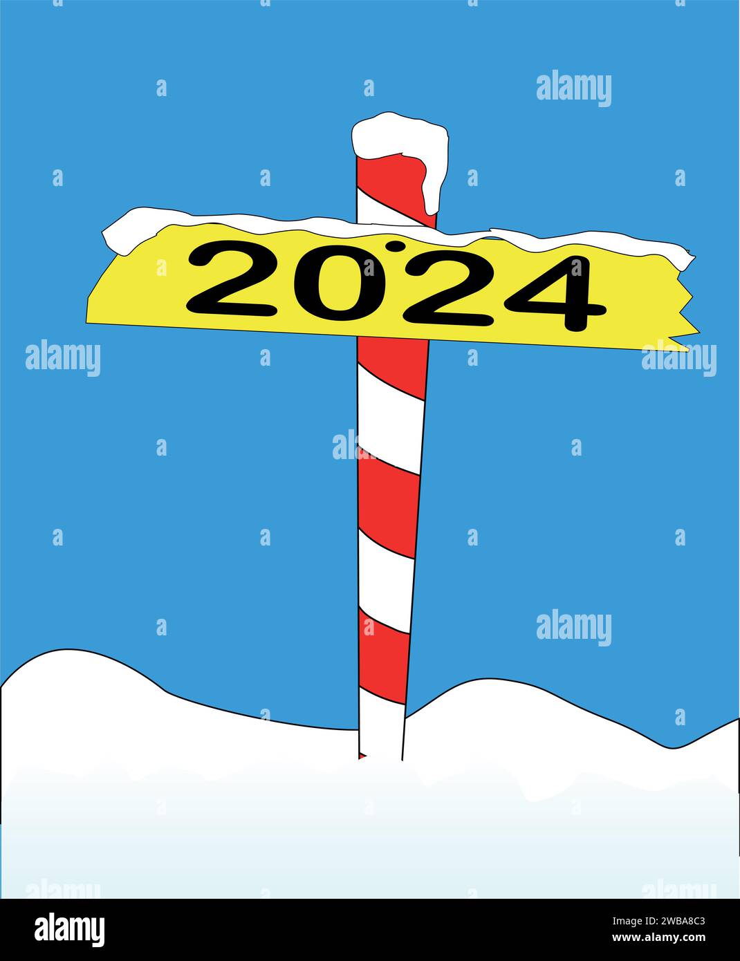 New year 2024 north Stock Vector Images - Alamy