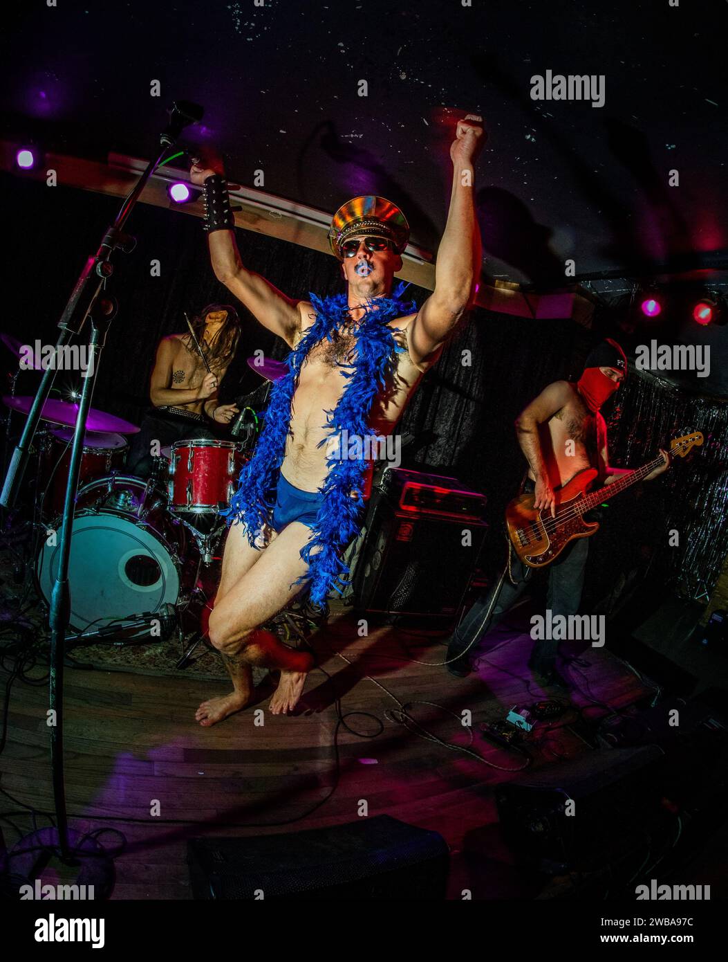 The band DIE SPITZ performs at the FarOut Lounge, Austin, Texas Stock ...