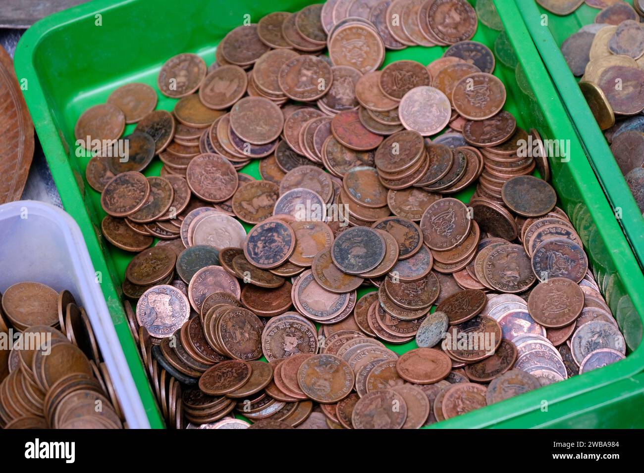 Extremely Rare Old Coins of the Mughal Empire Stock Photo - Alamy