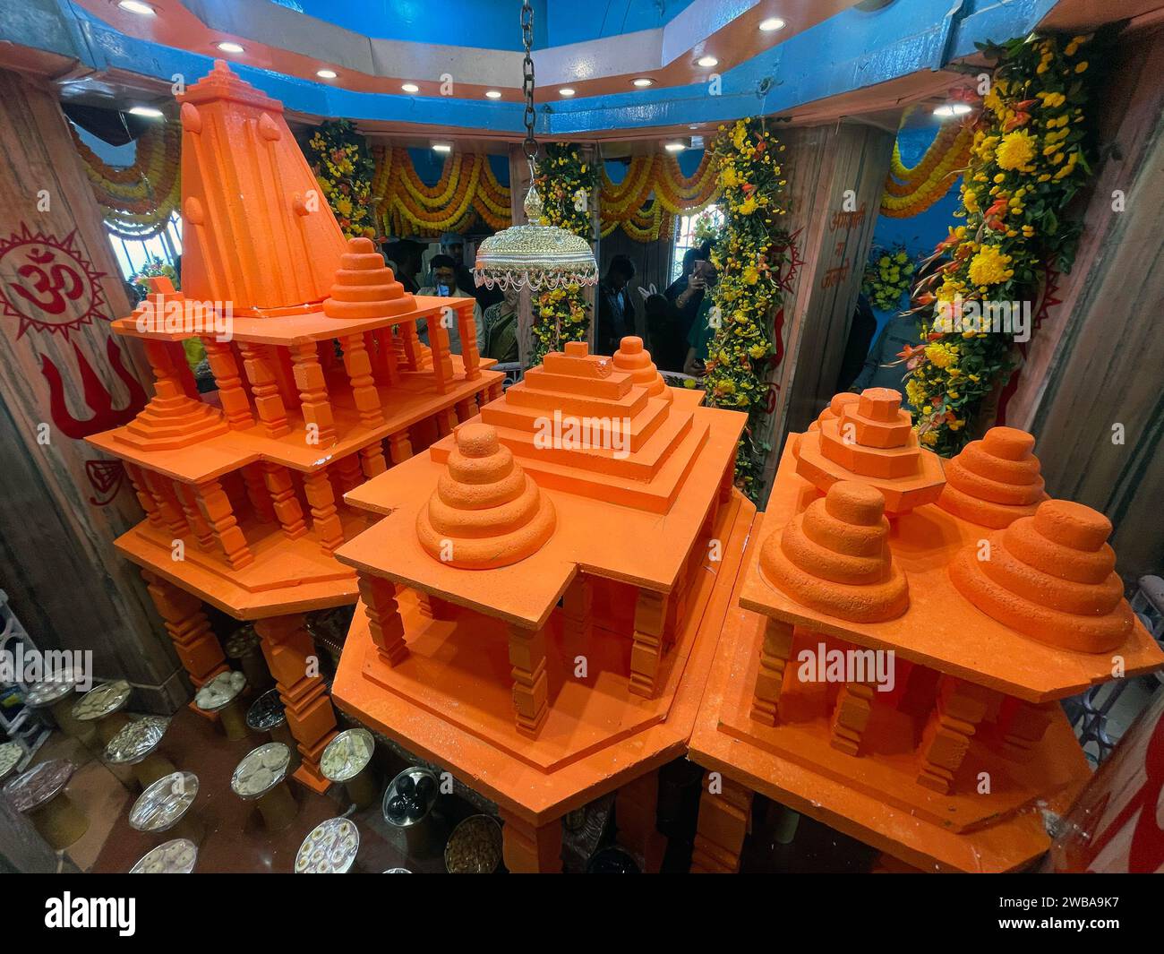 Ranchi, India. 07th Jan, 2024. Ranchi, Jan 07 (ANI): A display of Ram ...