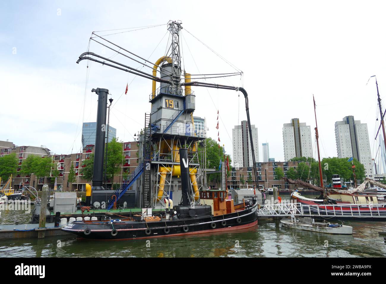 Rotterdam, Netherlands - May 28 2017: Maritime Museum Rotterdam ...