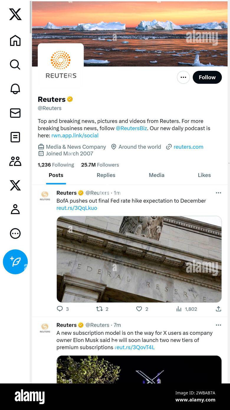 Reuters hi-res stock photography and images - Alamy