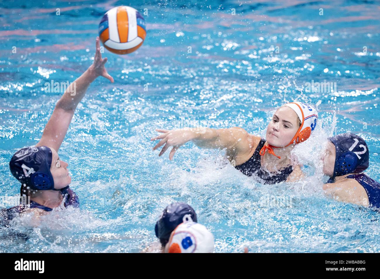 EINDHOVEN - Brigitte Sleeking of the Netherlands and KCecily Turner and ...