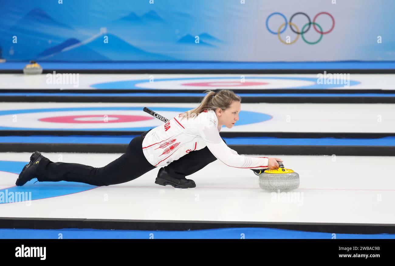 FEB 5, 2022 - Beijing, China: Rachel Homan of Team Canada in the Round ...