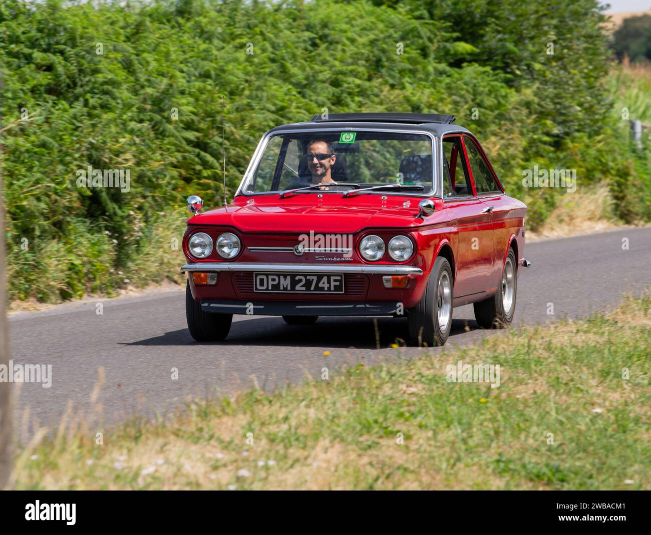 Sunbeam Stiletto classic badge engineered Hillman Imp coupe Stock Photo ...