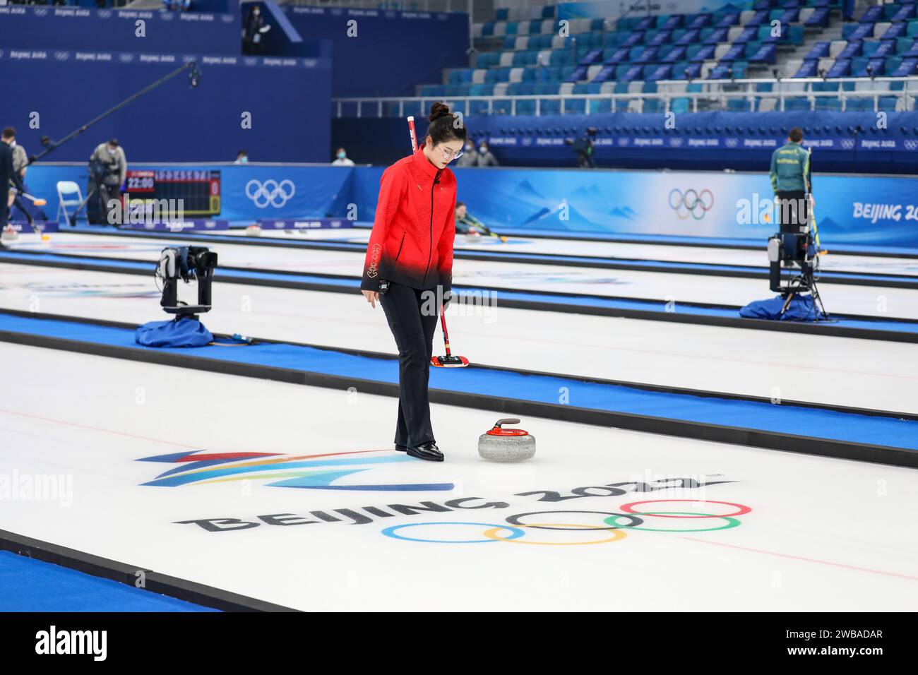 FEB 5, 2022 - Beijing, China: Fan Suyuan of Team China in action during ...
