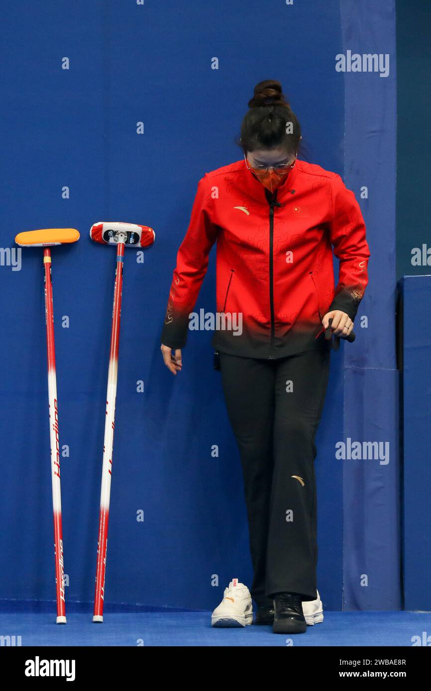 FEB 5, 2022 - Beijing, China: Fan Suyuan and Ling Zhi of Team China ...