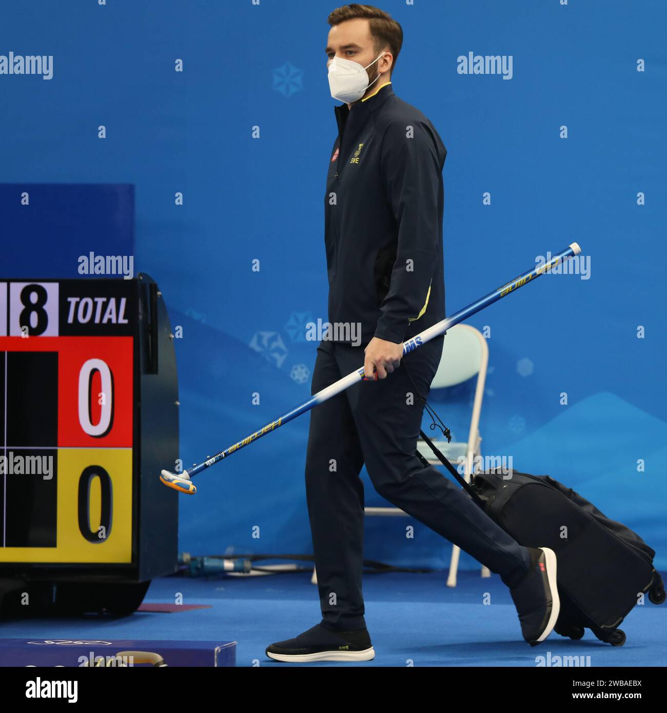 FEB 5, 2022 - Beijing, China: Almida de Val and Oskar Eriksson of Team ...
