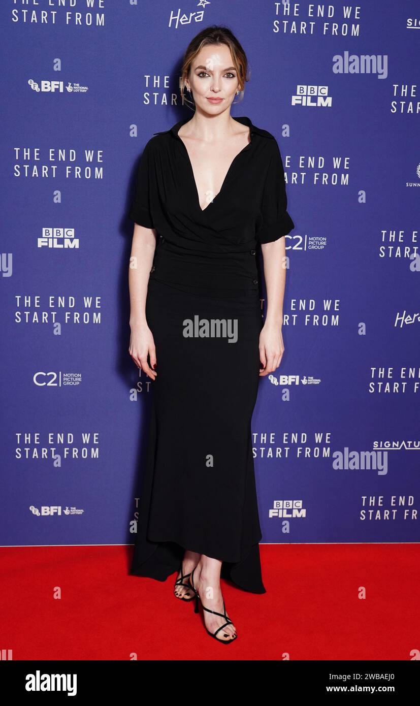 Jodie comer attends the uk gala premiere of the end we start from at ...