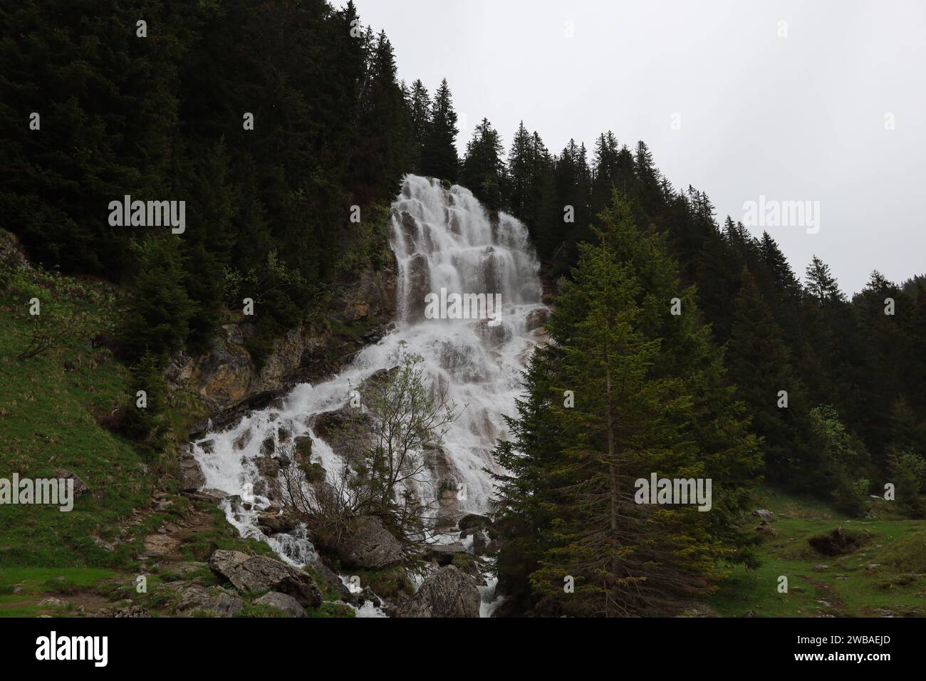 The pike waterfall is a waterfa located at 1,467 m altitude in the ...