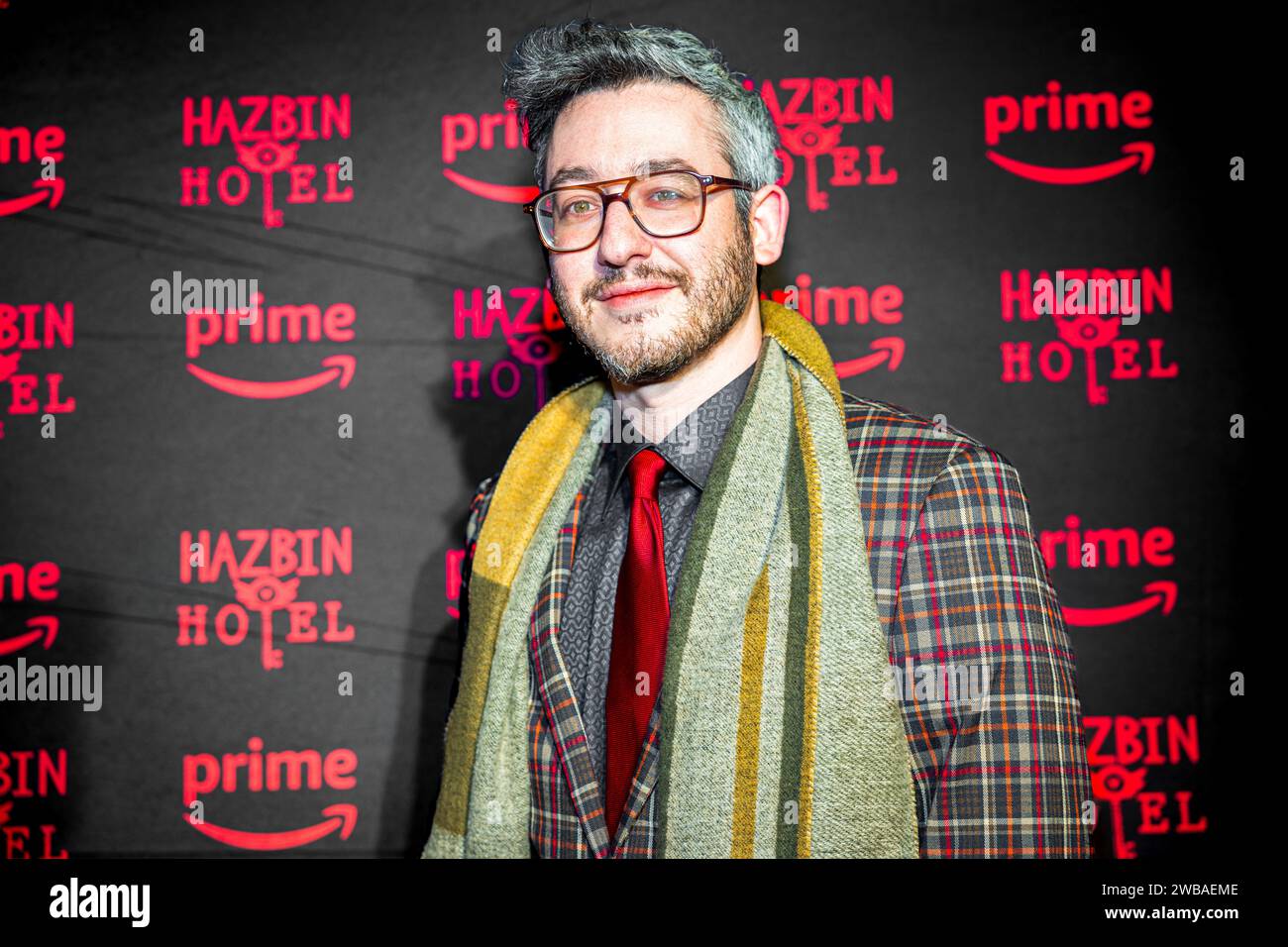 New York, USA. 08th Jan, 2024. Sam Haft attends the premiere for Amazon ...
