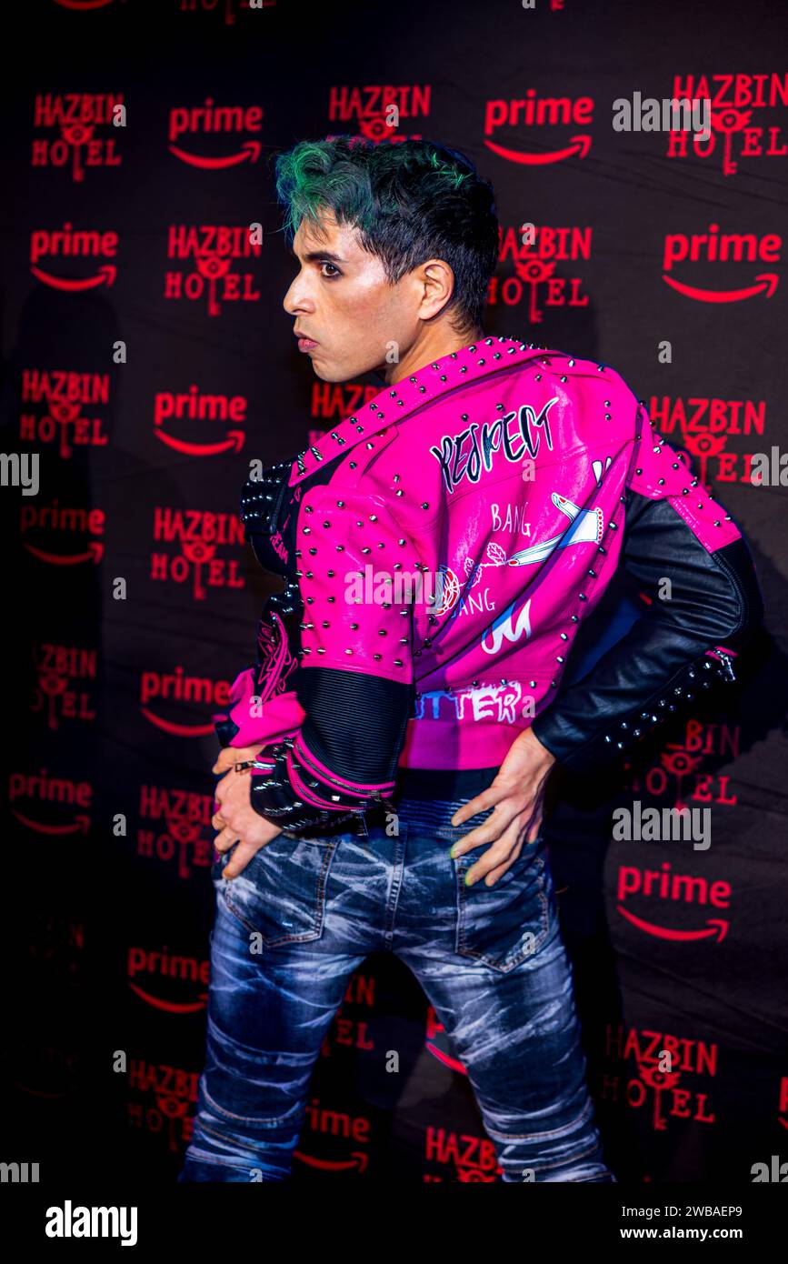 New York, USA. 08th Jan, 2024. Brandon Rogers attends the premiere for ...