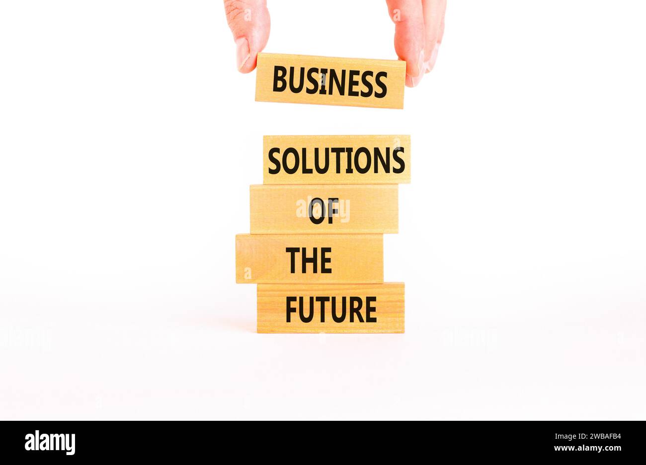Business solutions of the future symbol. Concept words Business ...