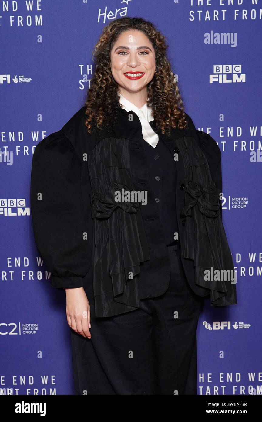 Mahalia Belo attends the UK gala premiere of The End We Start From at ...