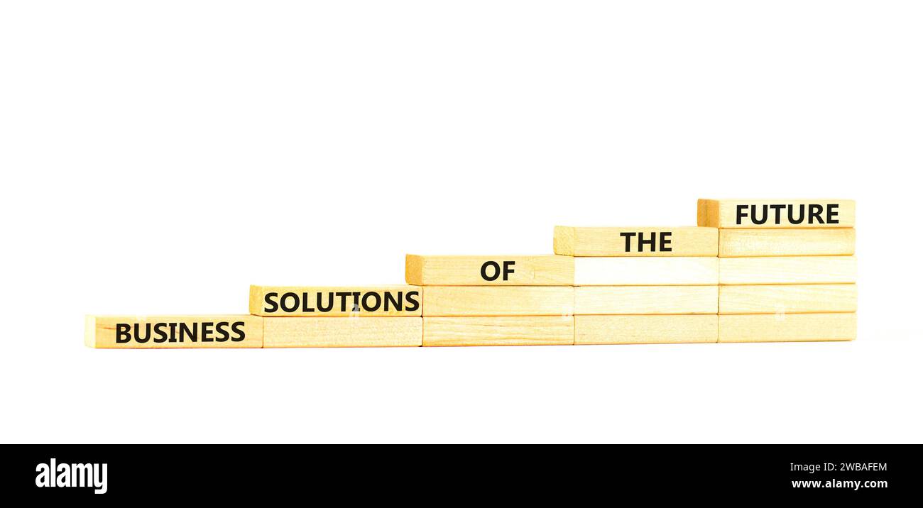 Business solutions of the future symbol. Concept words Business ...