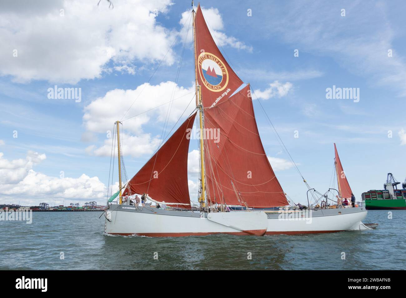 Blue Mermaid is a replica of the original Blue Mermaid Barge lost in ...