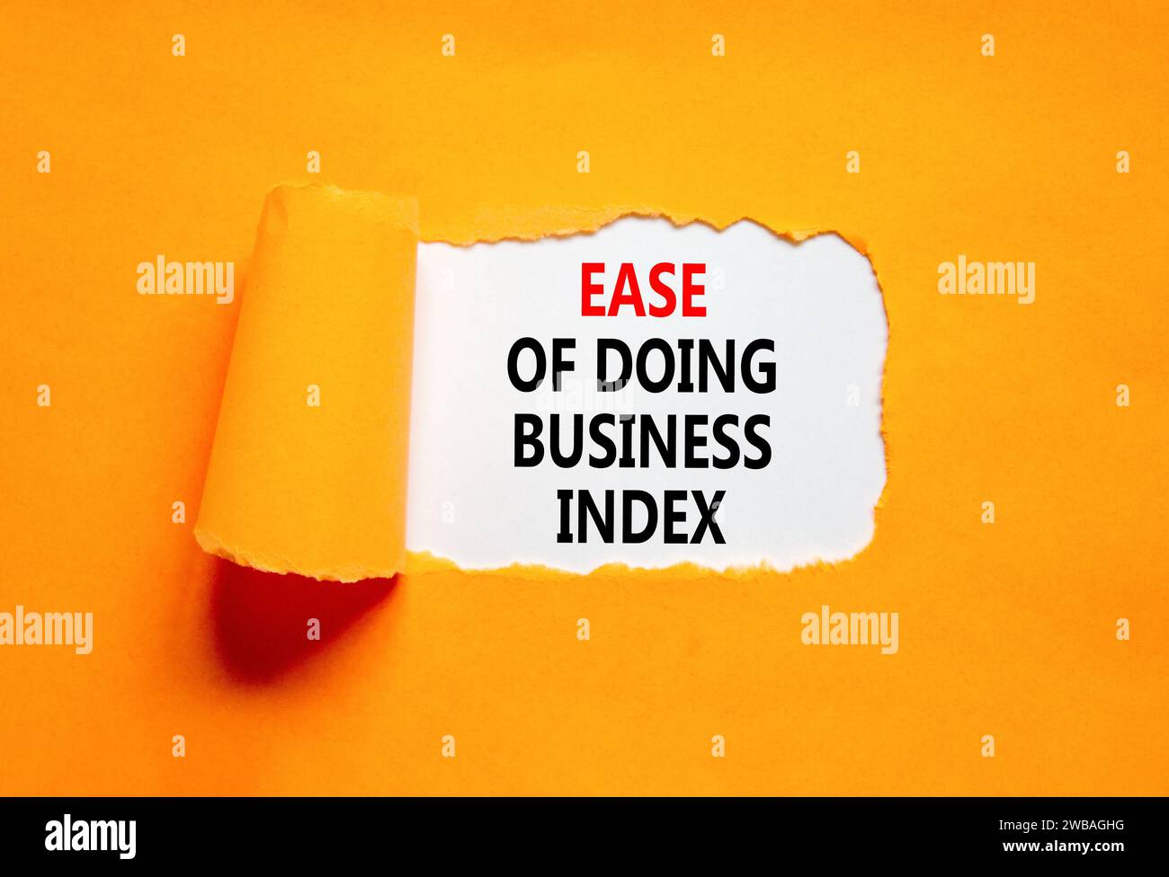 Ease of doing business index symbol. Concept words Ease of doing business index on beautiful ...