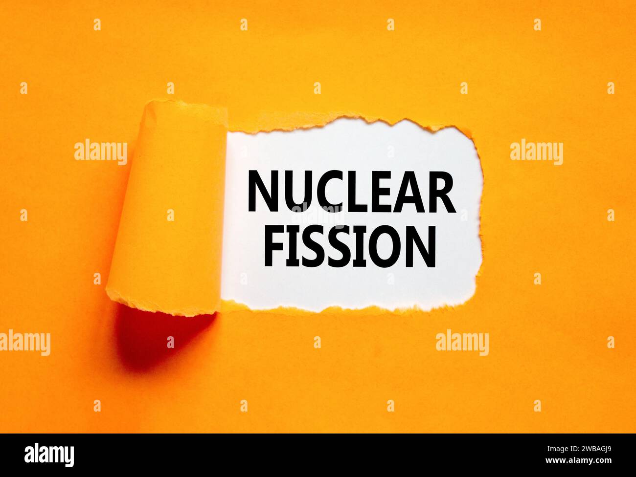 Nuclear fission symbol. Concept words Nuclear fission on beautiful ...