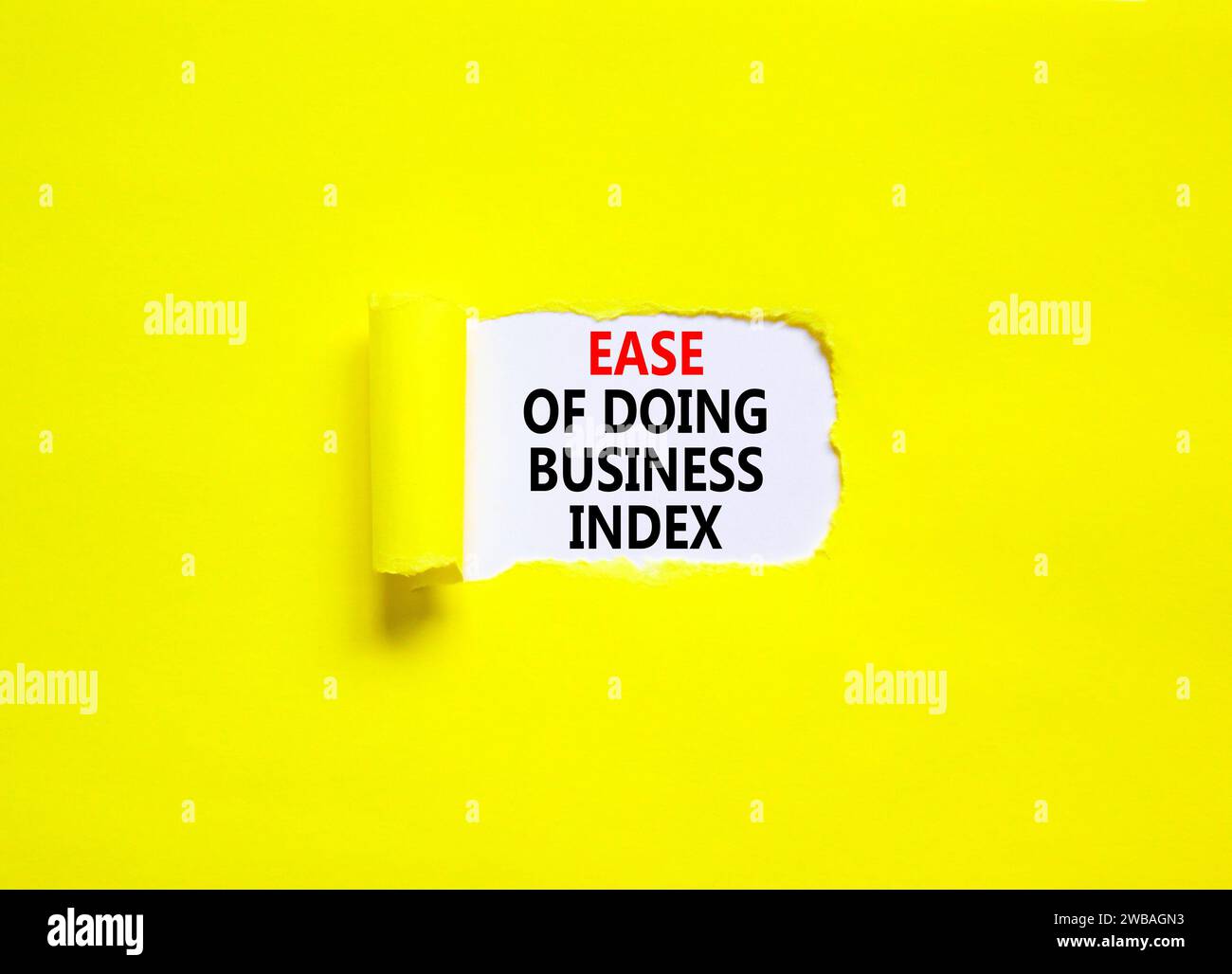 Ease of doing business index symbol. Concept words Ease of doing business index on beautiful ...