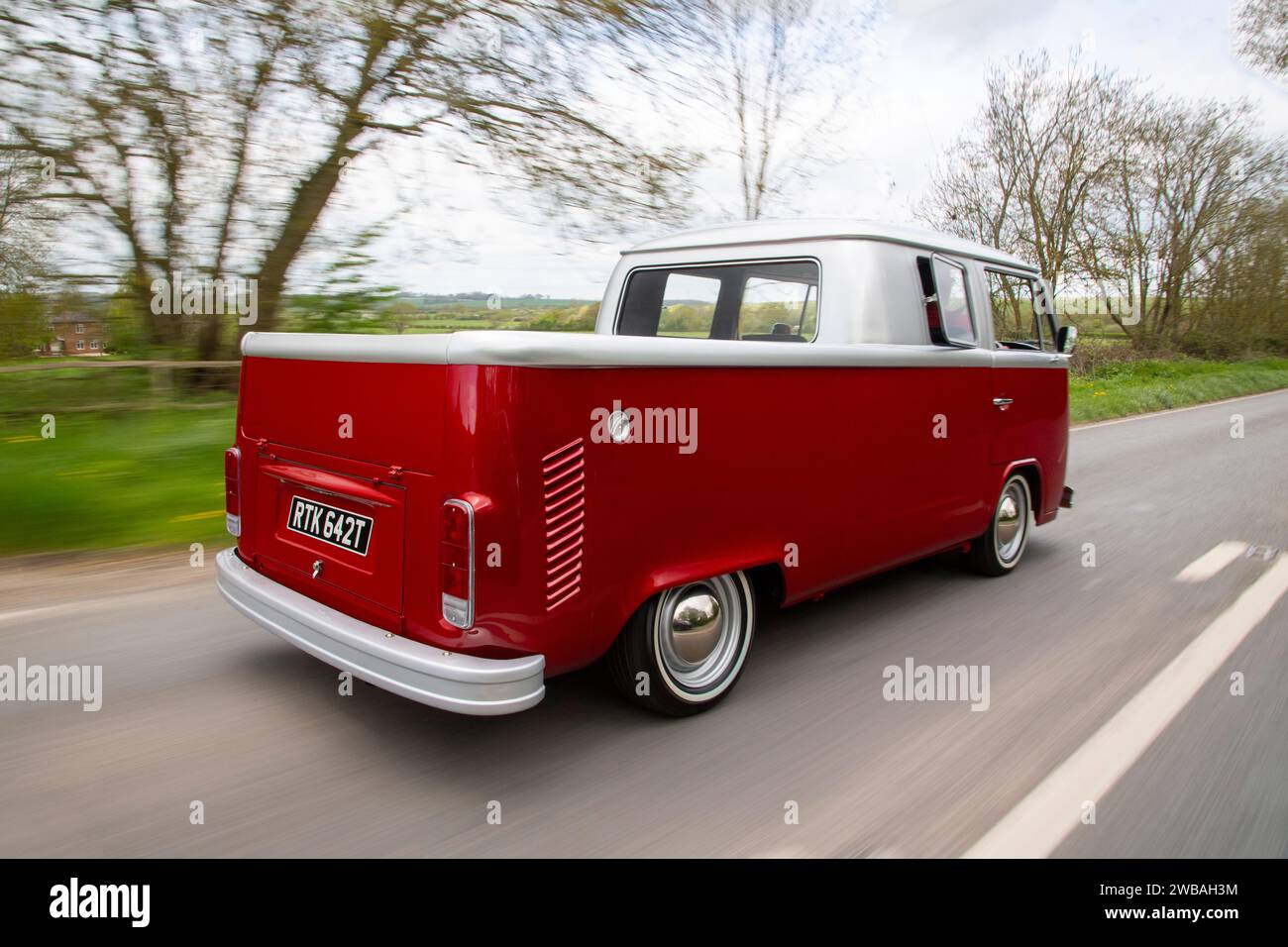 VW Type 2 Bay Window double cab pick up truck Stock Photo - Alamy