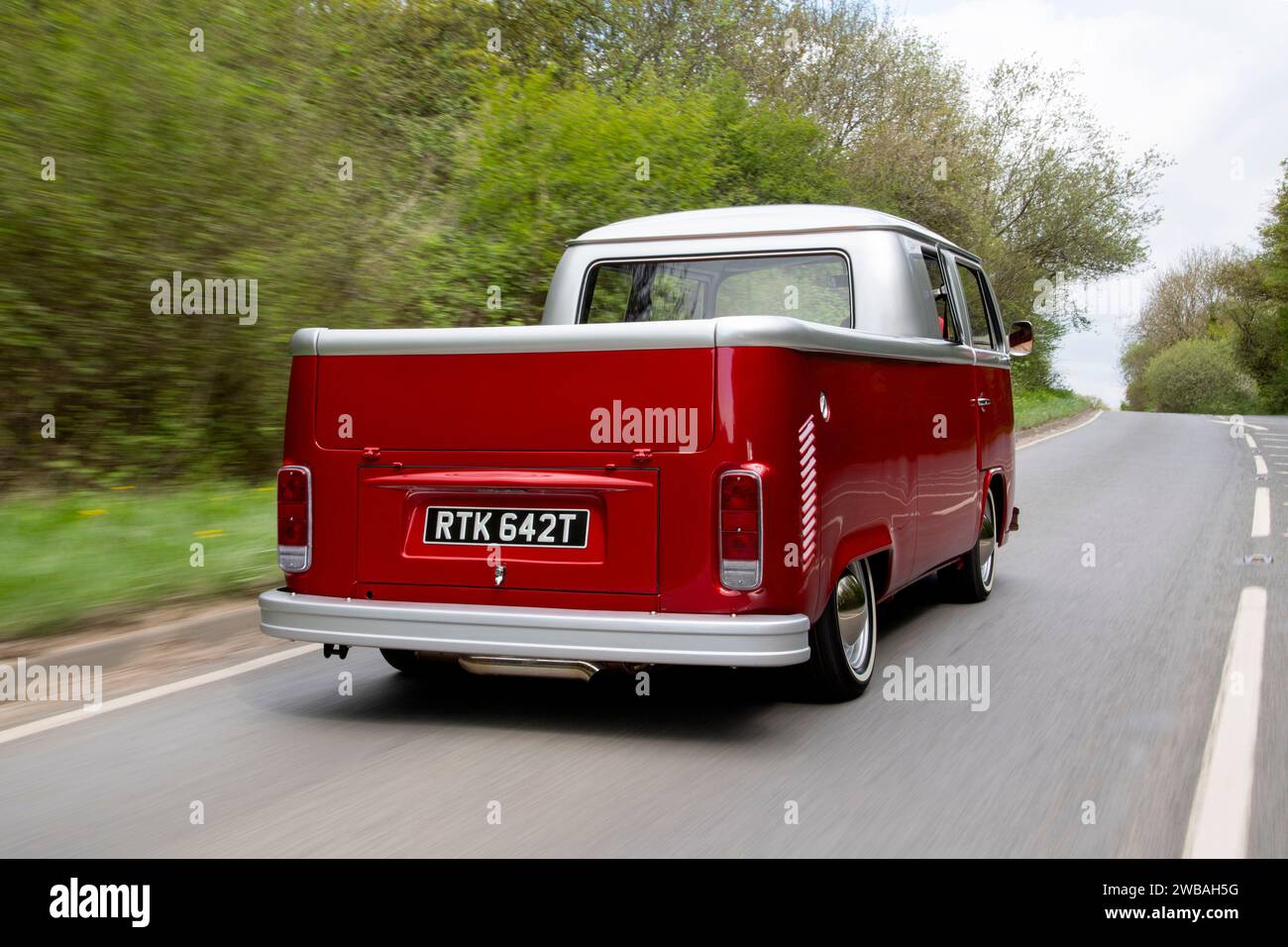 VW Type 2 Bay Window double cab pick up truck Stock Photo - Alamy