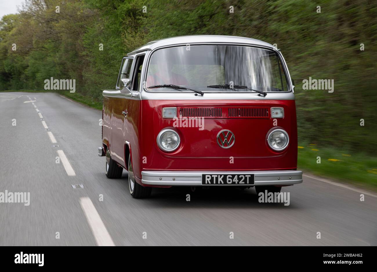 VW Type 2 Bay Window double cab pick up truck Stock Photo - Alamy