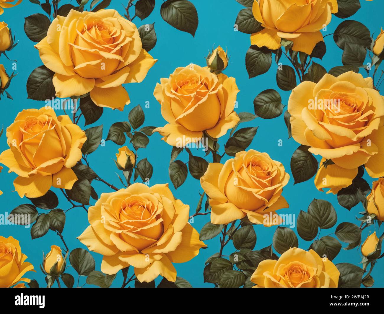 Yellow flower cluster Stock Vector Images - Alamy