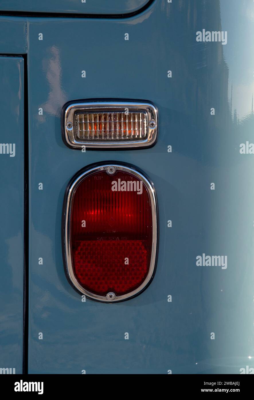 1969 VW T2 Bay Window camper van Stock Photo - Alamy