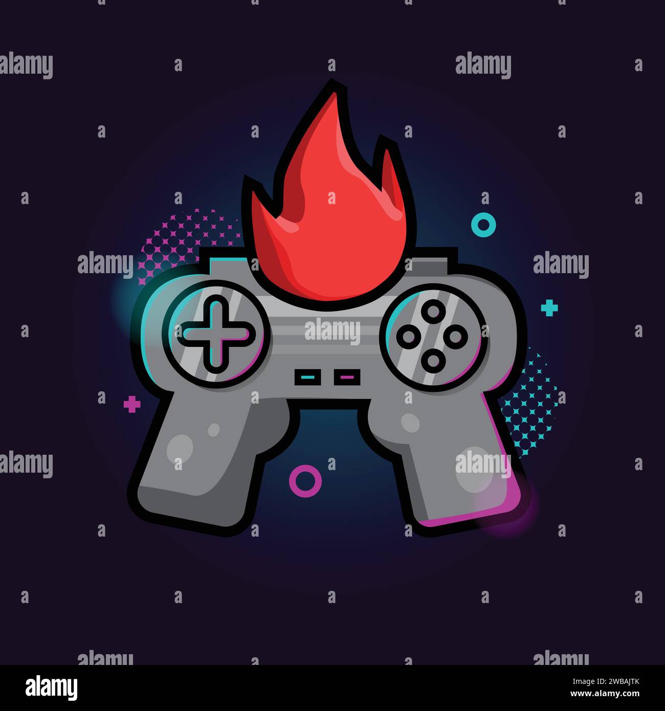 Game console graphic design vector illustration Stock Vector Image ...