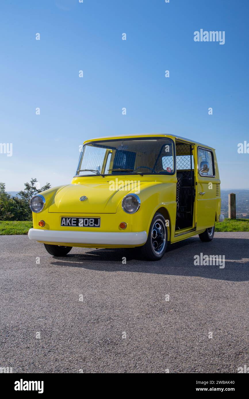 VW Fridolin, German postal van, retired and retrimmed Stock Photo - Alamy