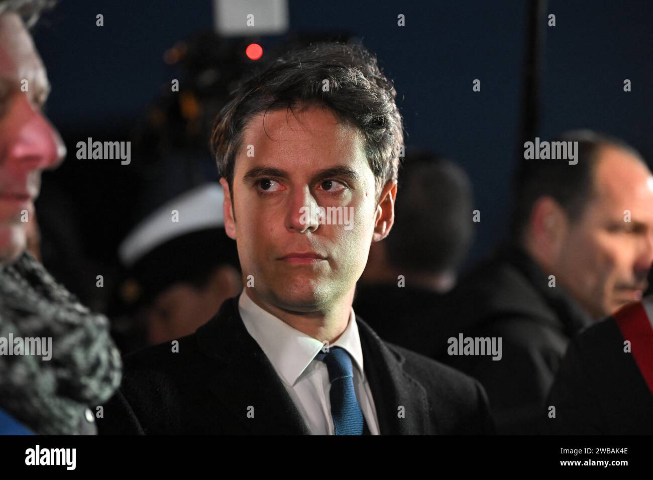 Clairmarais, France. 09th Jan, 2024. New elected French Prime Minister ...