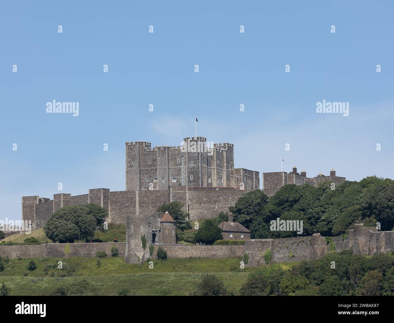 Dover Castle Dover Kent England Stock Photo - Alamy