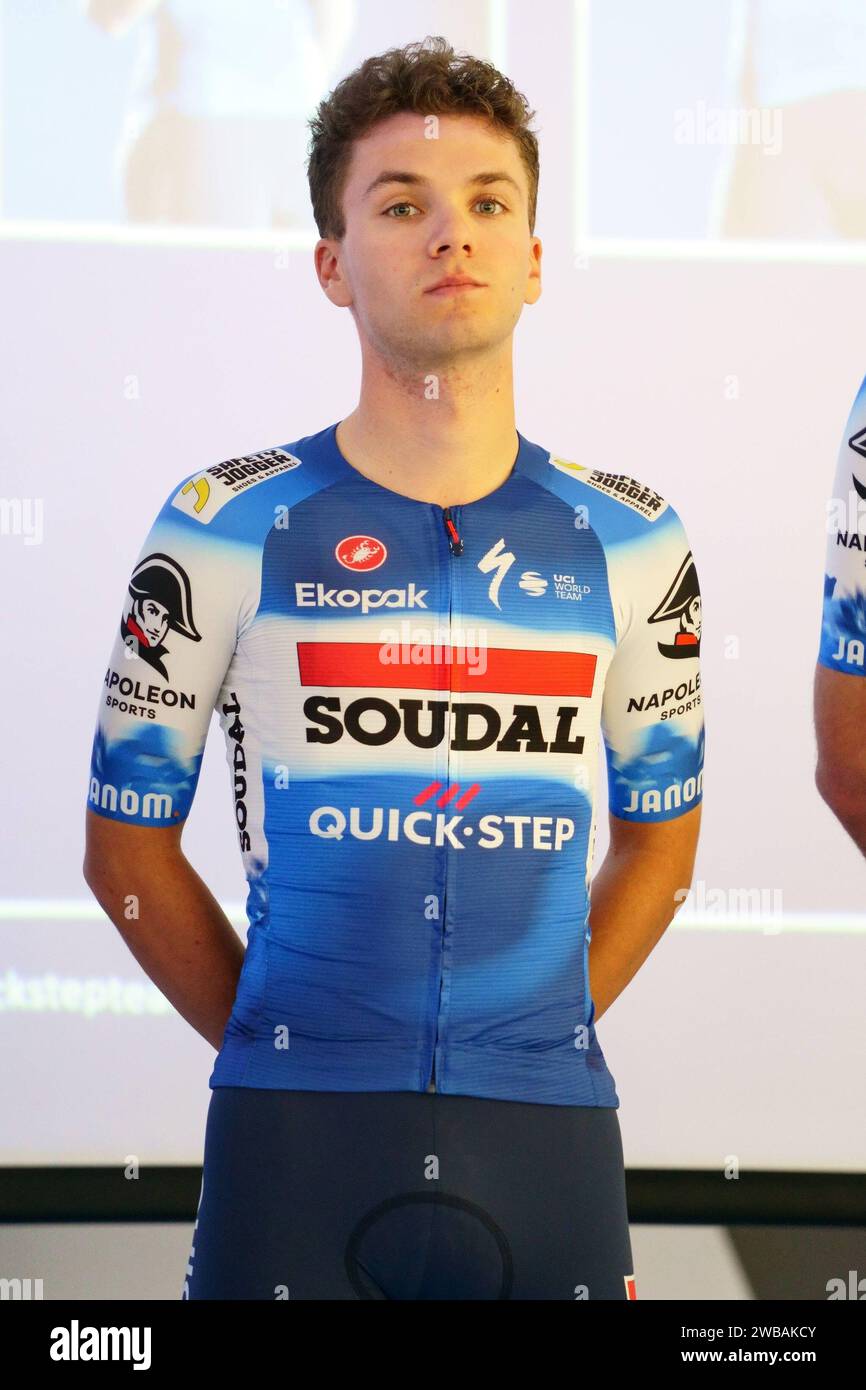 Calpe, Spain. 09th Jan, 2024. Soudal Quick-Step Belgian William Junior ...