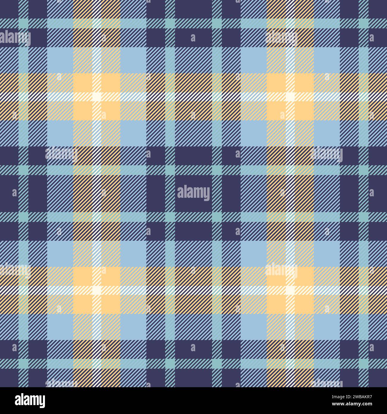 Plaid seamless pattern. Repeating checker fabric for design prints ...