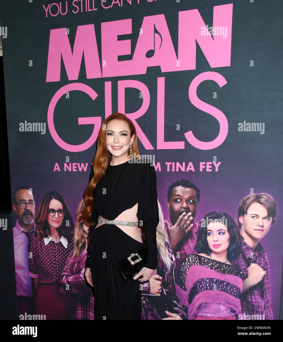 New York City, USA. 08th Jan, 2024. Lindsay Lohan attending the 'Mean Girls' Global Premiere ...