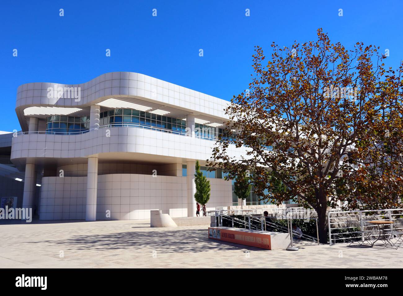 Los Angeles, California: view of The Getty Center Museum located at ...