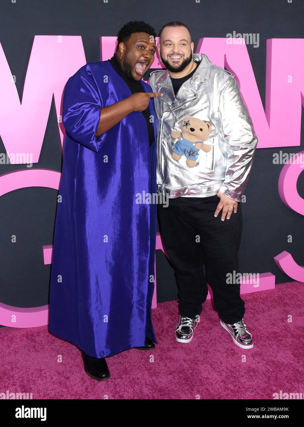 New York City, USA. 08th Jan, 2024. Jaquel Spivey and Daniel Franzese ...