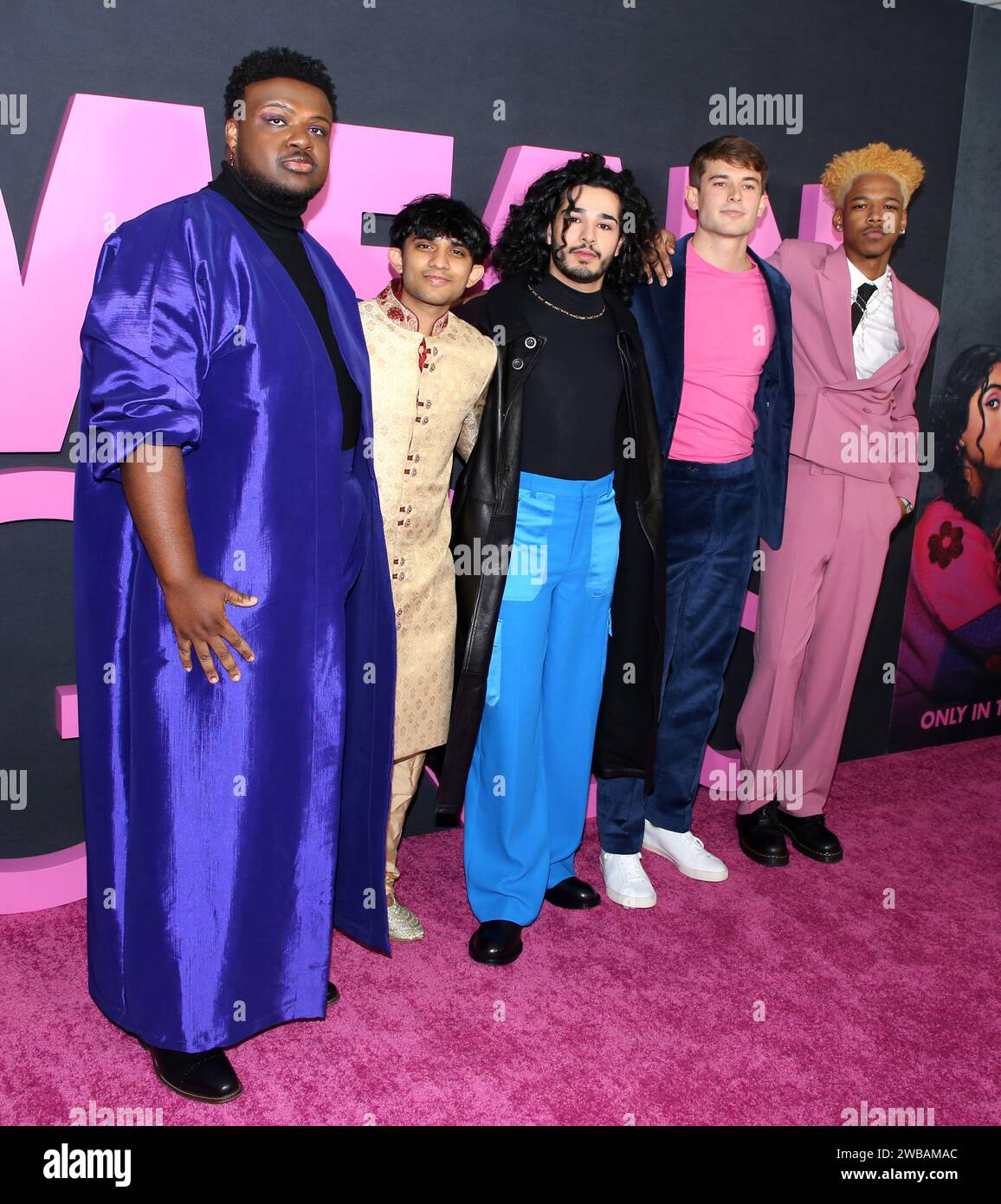 New York City, USA. 08th Jan, 2024. Jaquel Spivey, Mahi Alam, John El ...