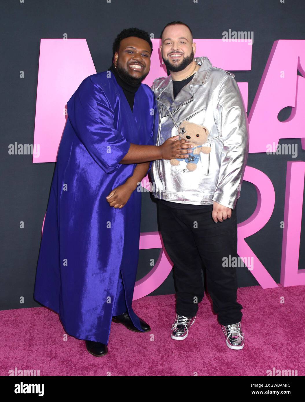 New York City, USA. 08th Jan, 2024. Jaquel Spivey and Daniel Franzese ...