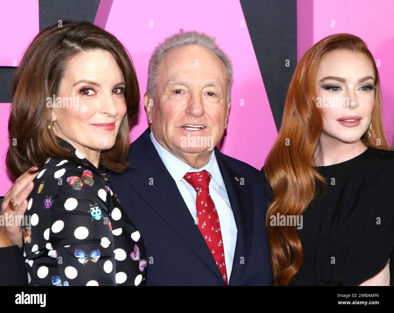 New York City, USA. 08th Jan, 2024. Tina Fey, Lorne Michaels and ...